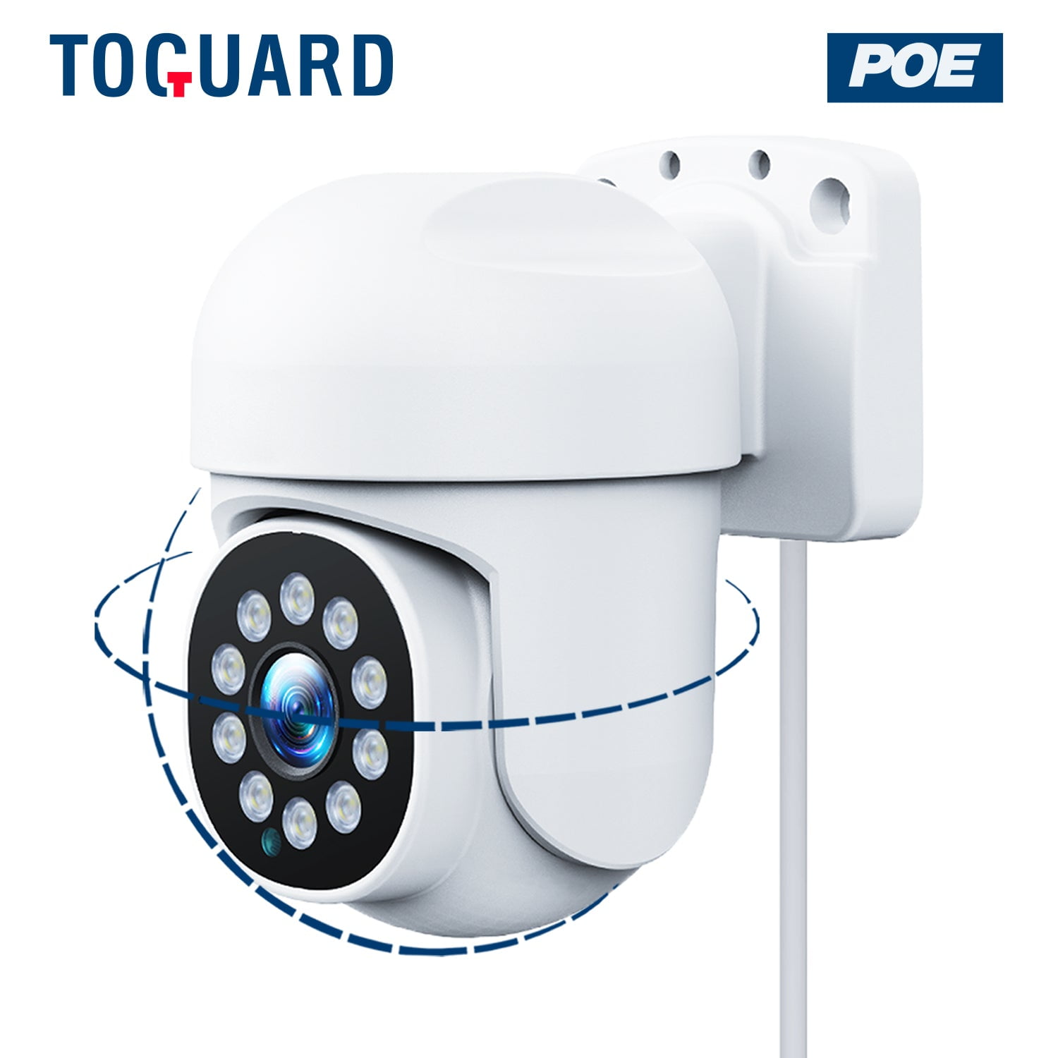 TOGUARD SC36 2K 5MP POE Security Camera, Outdoor Dome Surveillance ...