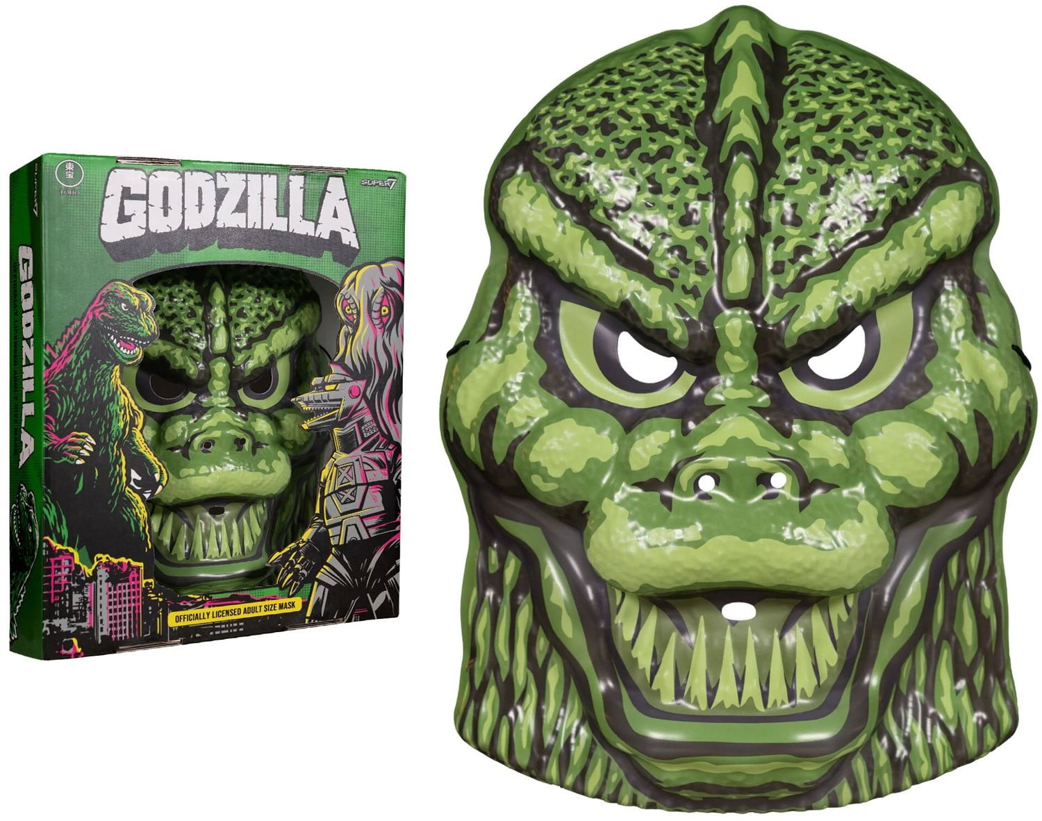 Super7 Godzilla Halloween Mask, Glow-in-the-Dark, Vintage Plastic ...