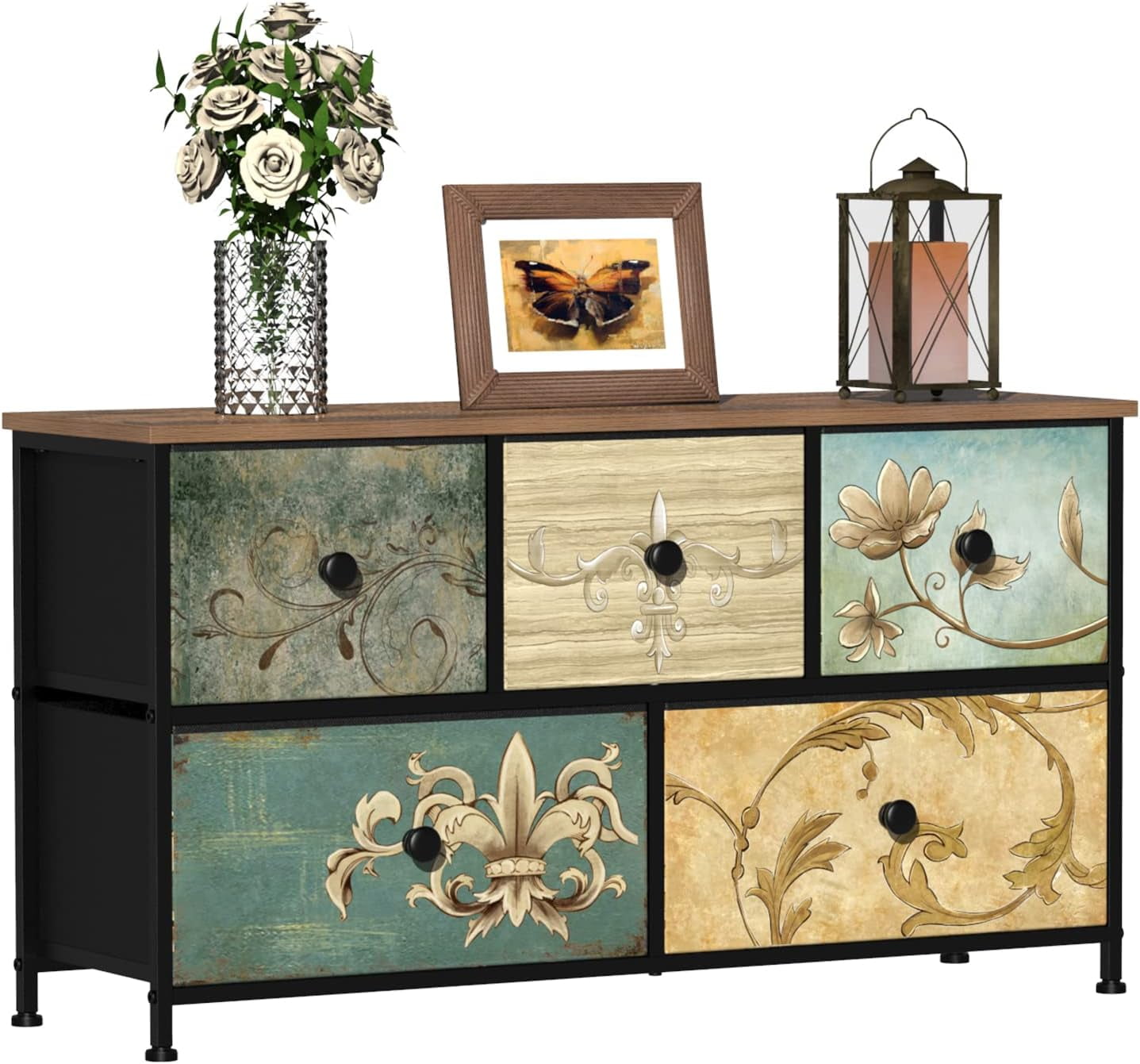 Tohomeor Dresser with Drawers for Bedroom Chest of Drawers Fabric ...