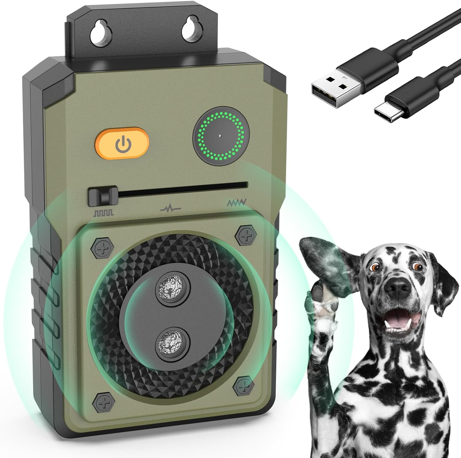 Tohoyard Dog Bark Control Training Aid,Bark Deterrent Devices with 3 ...