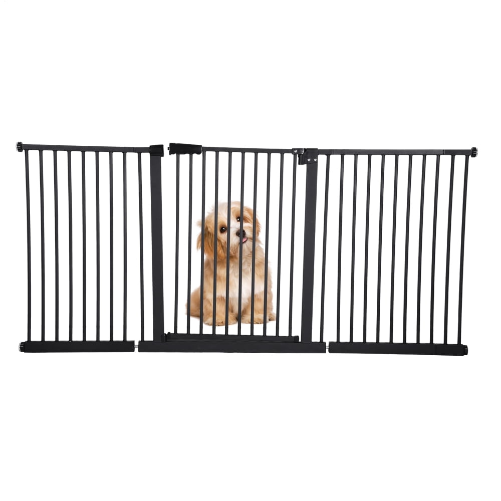 Tohu 1.42in Narrow Spacing Small Dog Fence, Auto Close Indoor Dog Gate ...