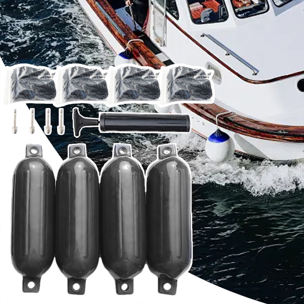Tohu Boat Dock Protection Bumpers, 4-Pcs Anti-Scratch PVC Boat Fenders ...