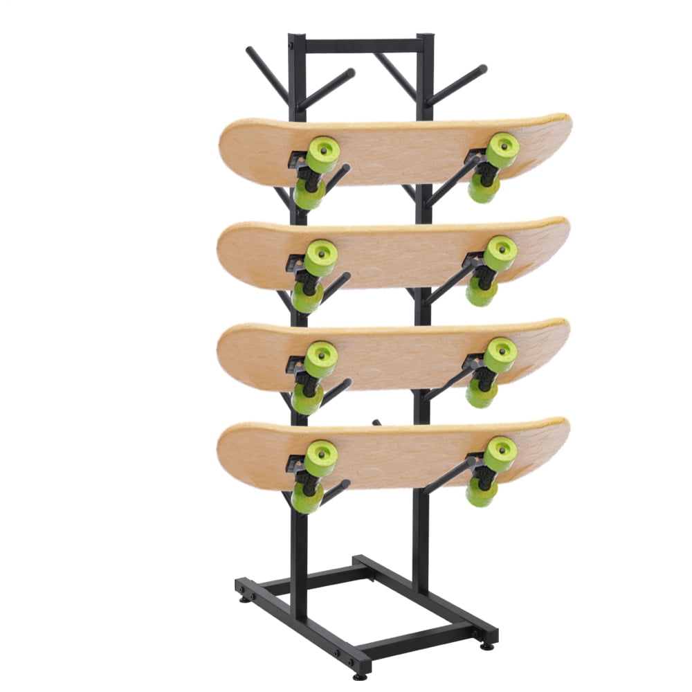 Tohu Cold-Rolled Freestanding Skateboard Storage Rack, Double Side 5 ...