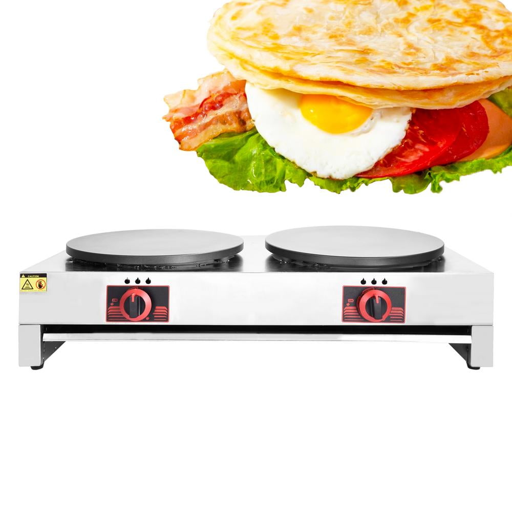 Tohu Crepe Machine, 37.4In Commercial Crepe Maker Machine, Methane Gas ...
