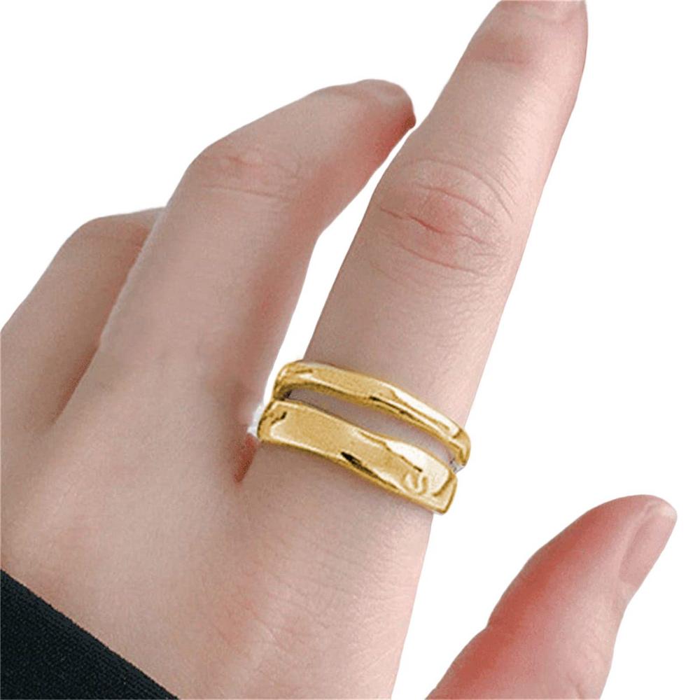 Tohuu Anxiety Meditation Ring 925 Sterling Silver Open Stress Rings ...