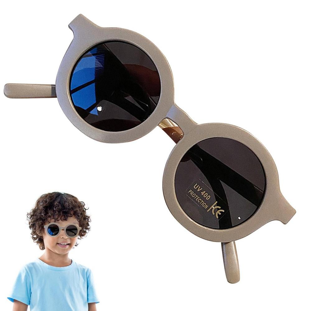 Tohuu Cute Round Sunglasses for Kids Girls Boys UV400 Protection De Sol ...