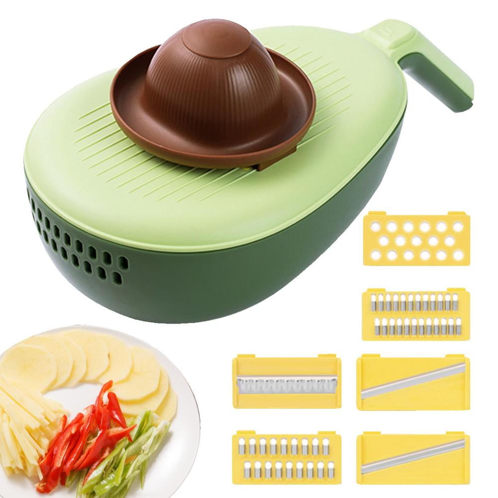 Tohuu Fruit And Vegetable Grater Avocado Shape Multifunctional Peeler ...