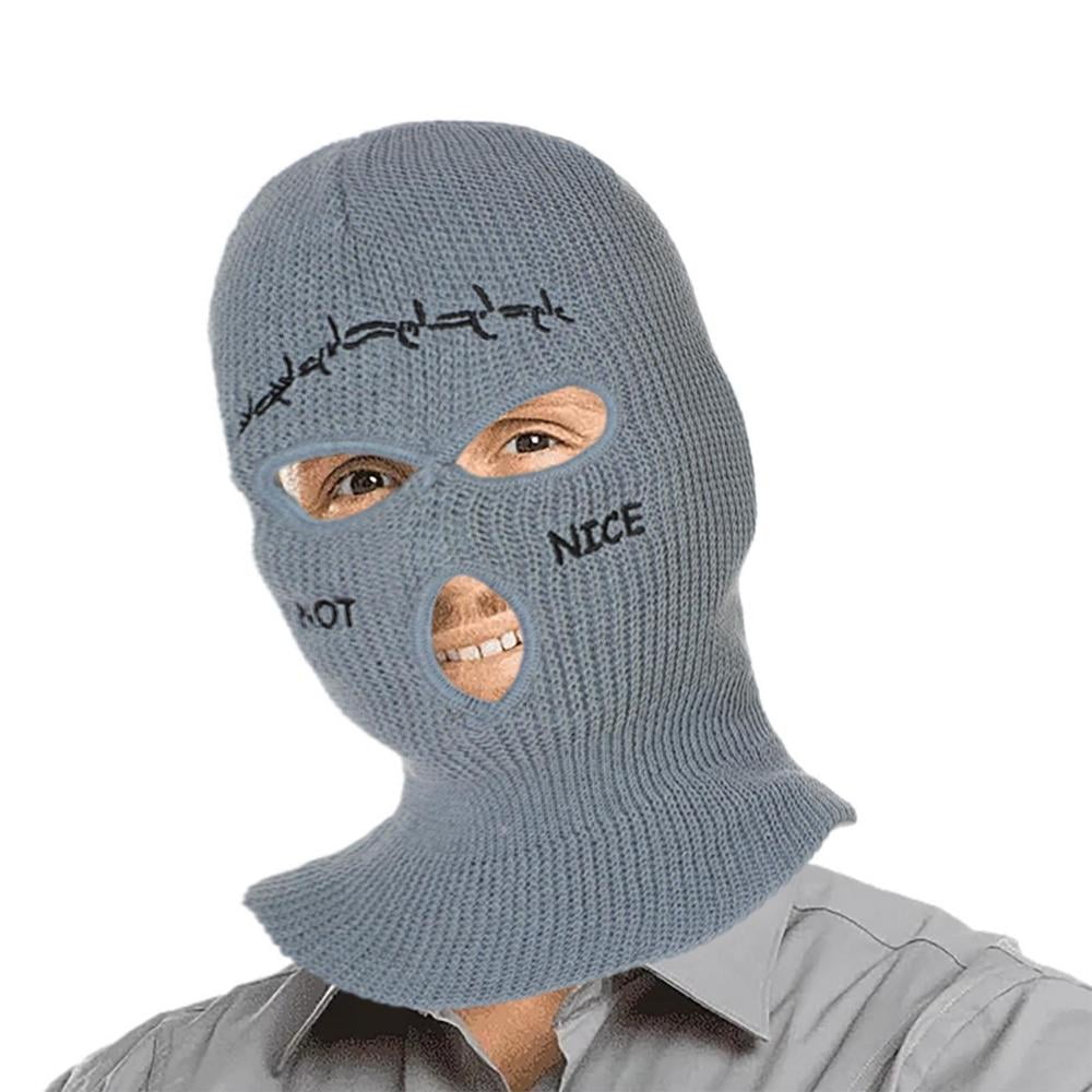 Tohuu Full Face Cover 3 Holes Design Ski Facehugger for Winter Cute ...