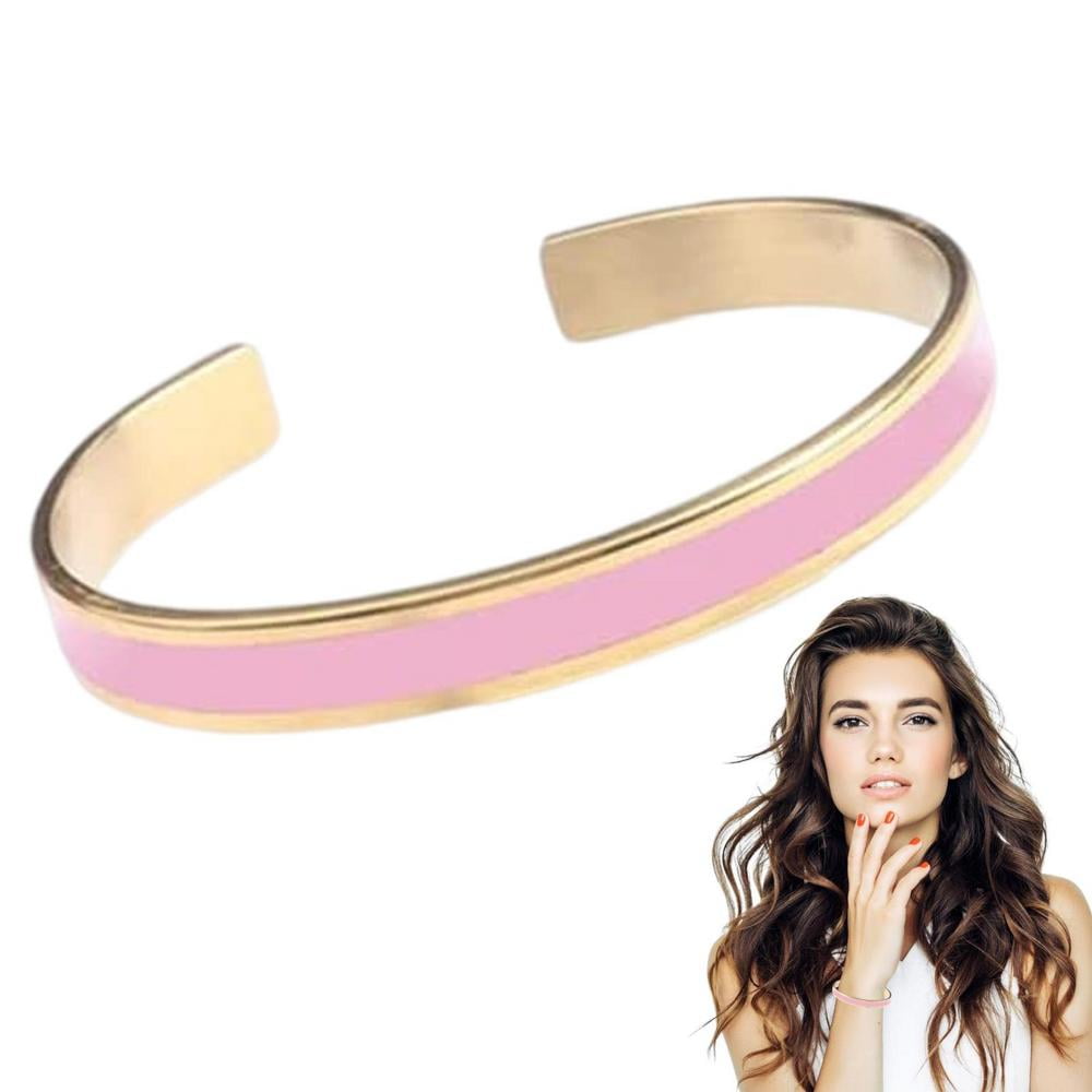 Tohuu Grooved Cuff Bangle Inspirational My Badass Girl Gang Bracelets Gold Plated Bangle Adjustable Bracelet Jewelry Gifts for Best Friend Mom Sister charming Walmart