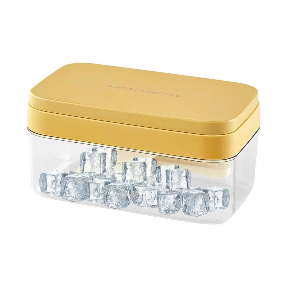 Tohuu Ice Cube Tray 32-grid Ice Maker Mold with Lid And Container ...