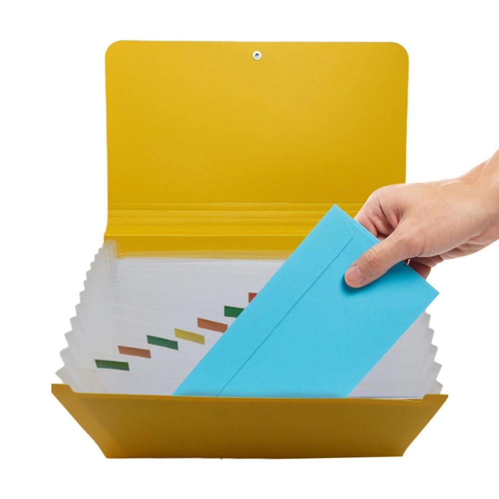 Tohuu Important Document Folder Accordion File Holder Organizer Paper ...
