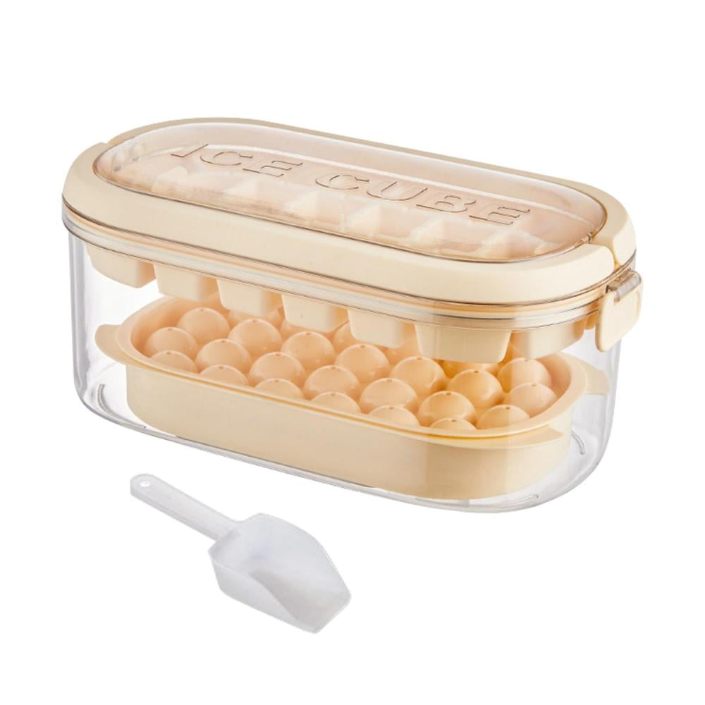 Tohuu Kitchen Ice Cubes Mold Double Layers Cocktail Ice Cubes Trays ...