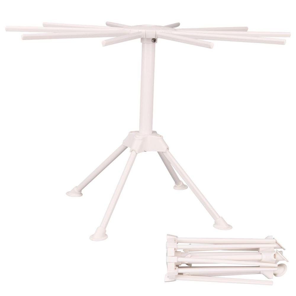Tohuu Pasta Drying Rack Collapsible Pasta Drying Rack With 10 Arms ...