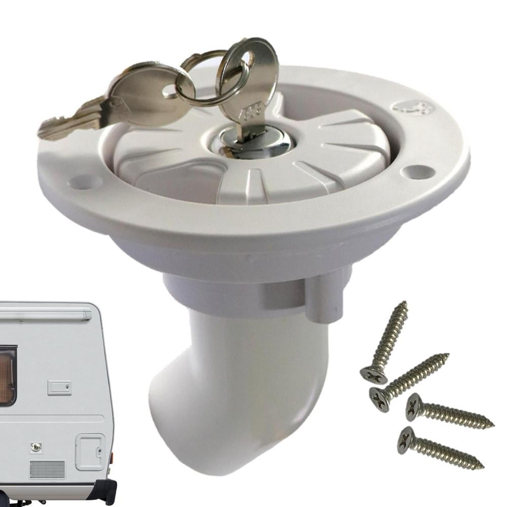 Tohuu RV Fresh Water Filler Spout Camper Water Inlet Hatch Water Tank ...