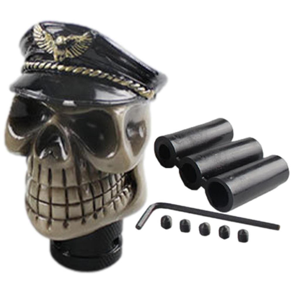 Tohuu Skull Head Gear Shift Knob Realistic Resin Skull Gear Shift Head ...