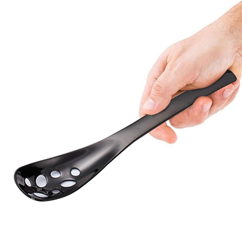 Tohuu Slotted Serving Spoon Long Handle Perforated Metal Spoon Large ...