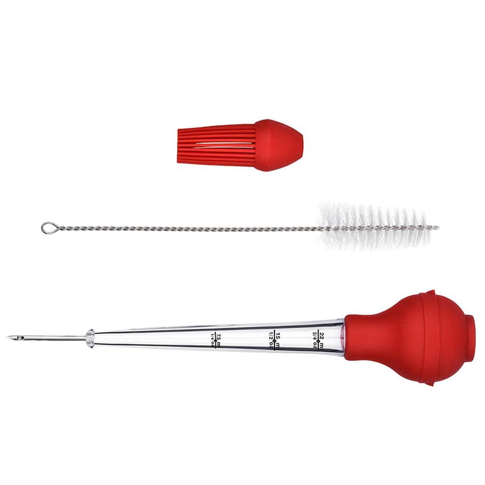Tohuu Turkey Baster Syringe Seasoning Pump With Cleaning Brush Bulb ...