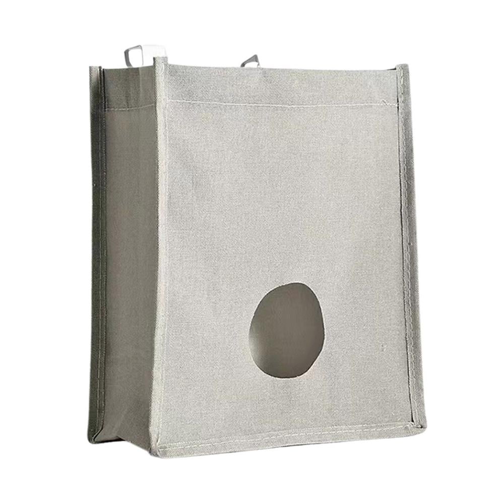 Tohuu Wall Mounted Storage Bag Shopping Garbage Bag with Hooks and ...