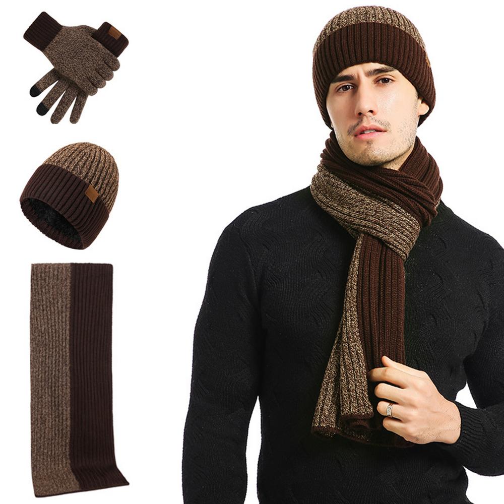 Tohuu Warmer Warm Cap Scarf Set Elastic Winter Knit Sets with Leisure ...
