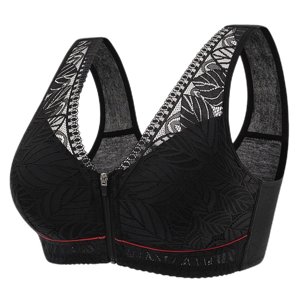 Tohuu Front Close Bras Wireless Front-Close Lace Bras Comfort Women's ...