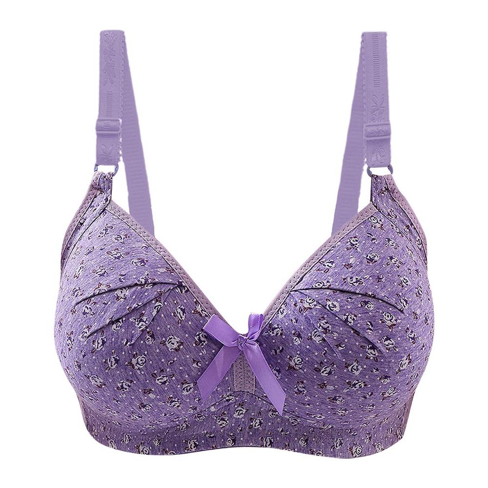 Tohuu Women's Seamless Bra Wireless Underwear Ultra-Thin Ice Silk Bra ...