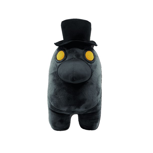 Toikido YuMe Toys AMONG US Premium Plush Toy 12" Black the sus Gray ...