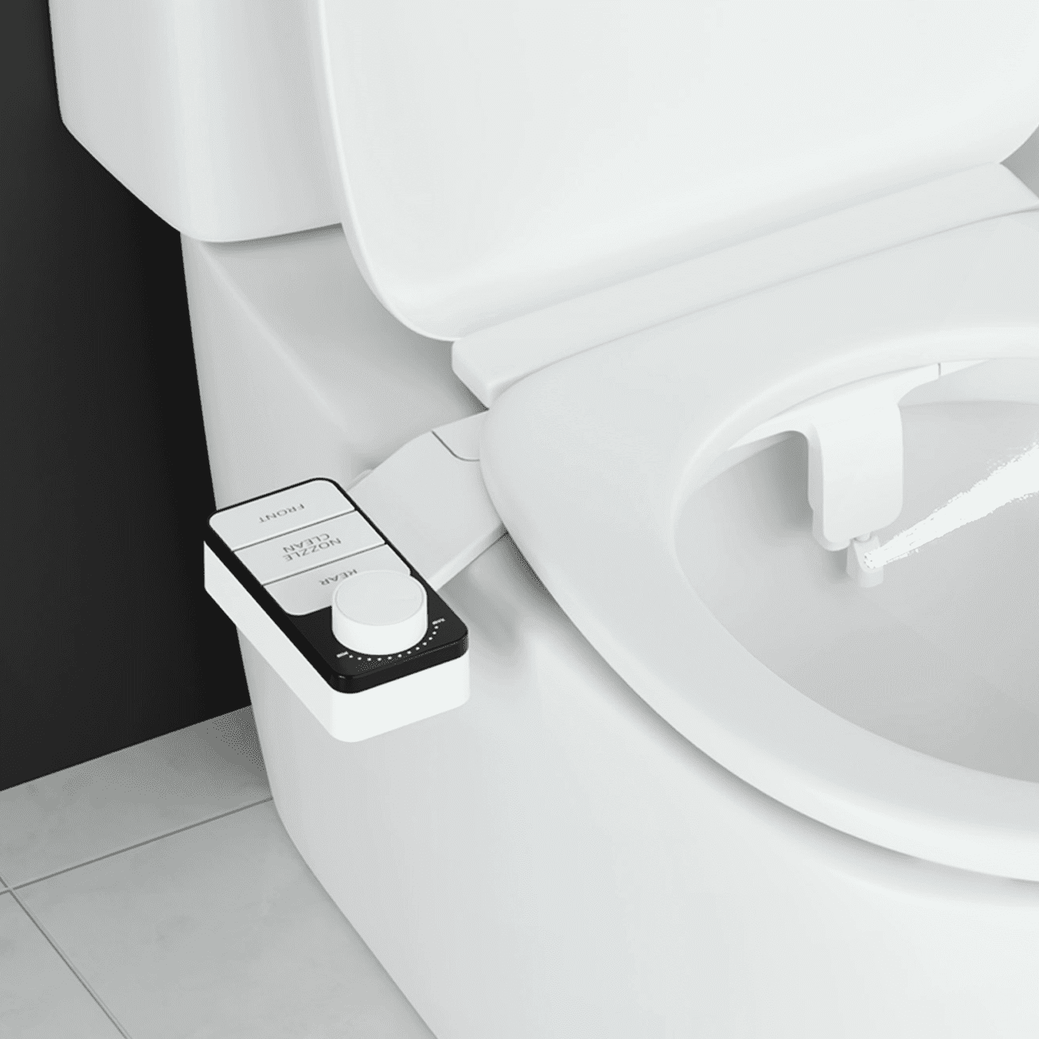Toilet Bidet Attachment with 3 Modes, Adjustable ABS Portable Bidet ...