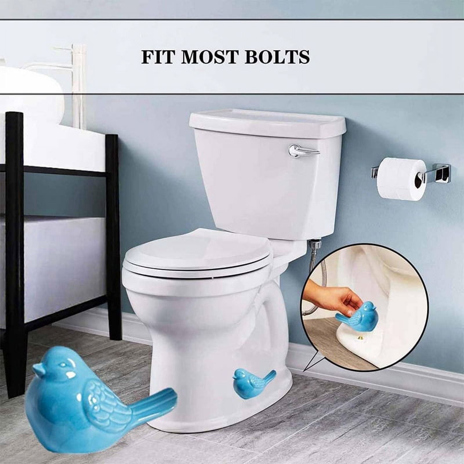 Toilet Bolt Caps, ResinToilet Bolt Covers Cute Bathroom Decor, Easy ...