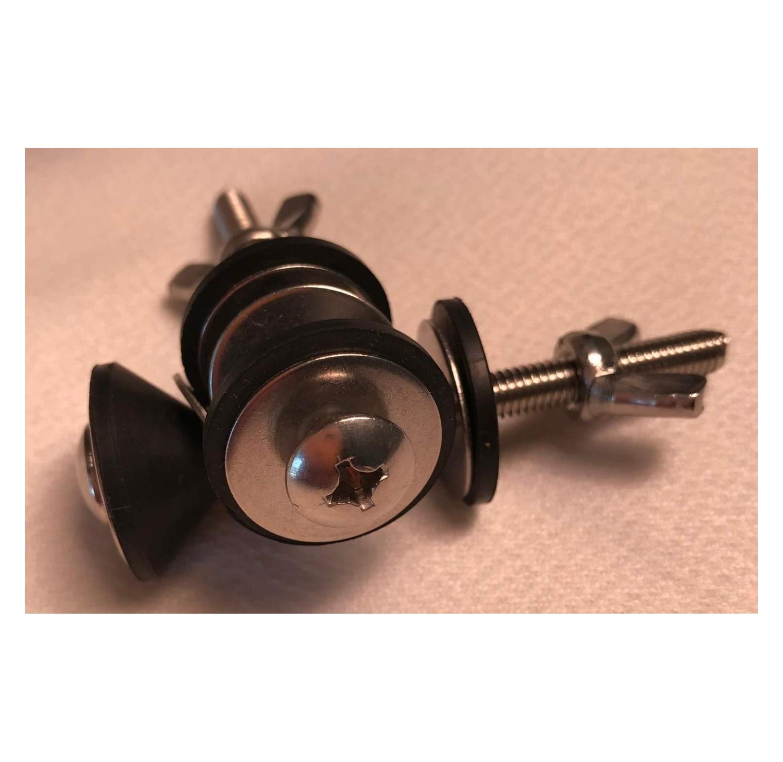 Toilet Bolts 1/4 inch x 3 inch - Stainless Steel Toilet Bolts with Wing ...