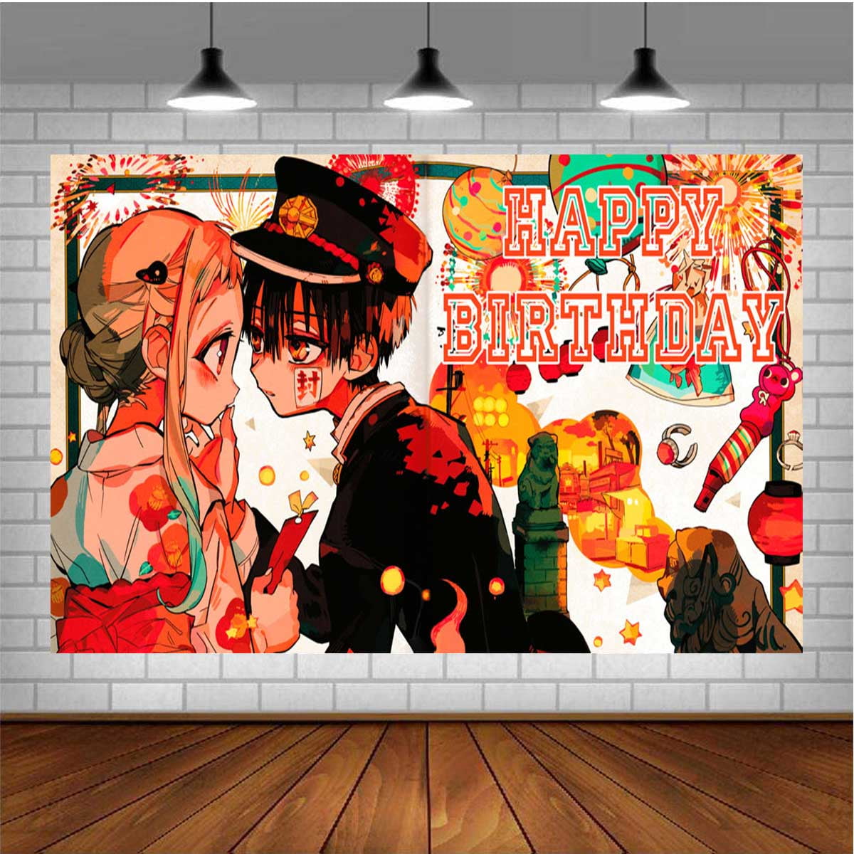 Toilet Bound Hanako Kun Banner Poster Wall Decor Birthday Backdrop ...