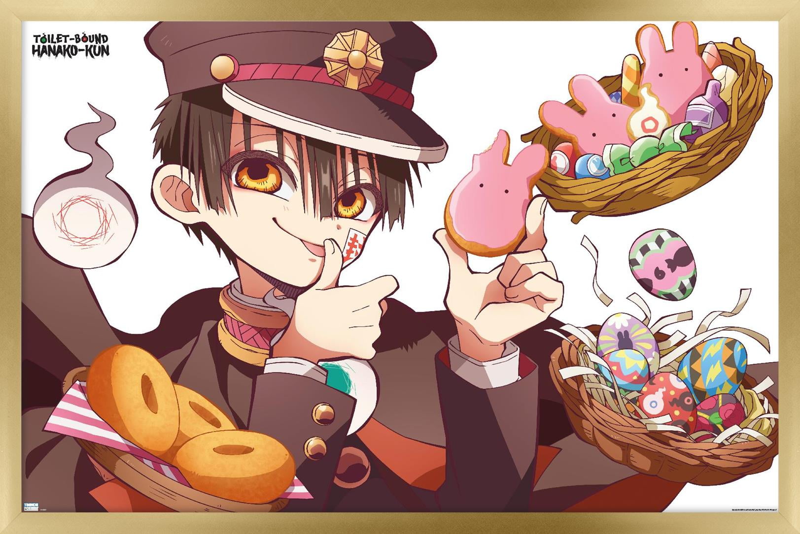 Toilet-Bound Hanako-Kun - Donuts Wall Poster, 22.375" x 34" Framed ...