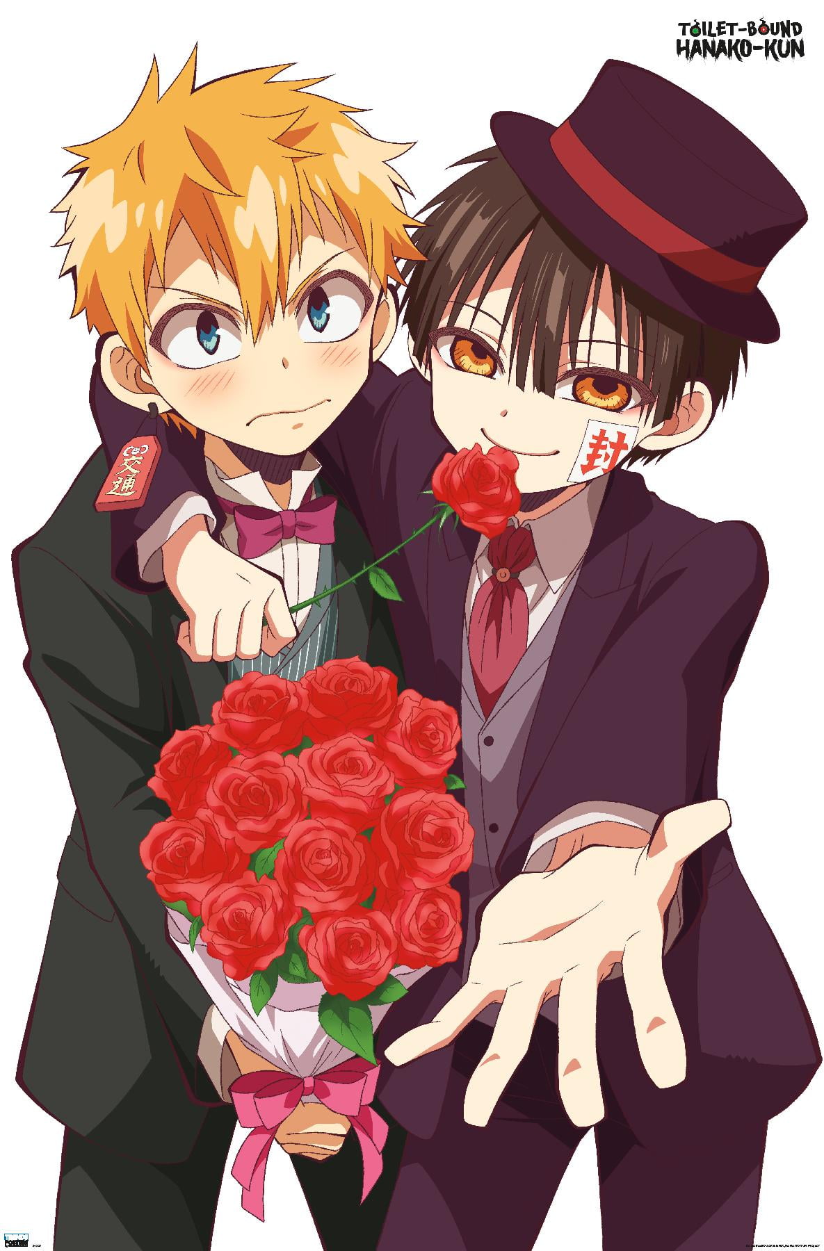 Toilet-Bound Hanako-Kun - Flowers Wall Poster, 14.725" x 22.375 ...