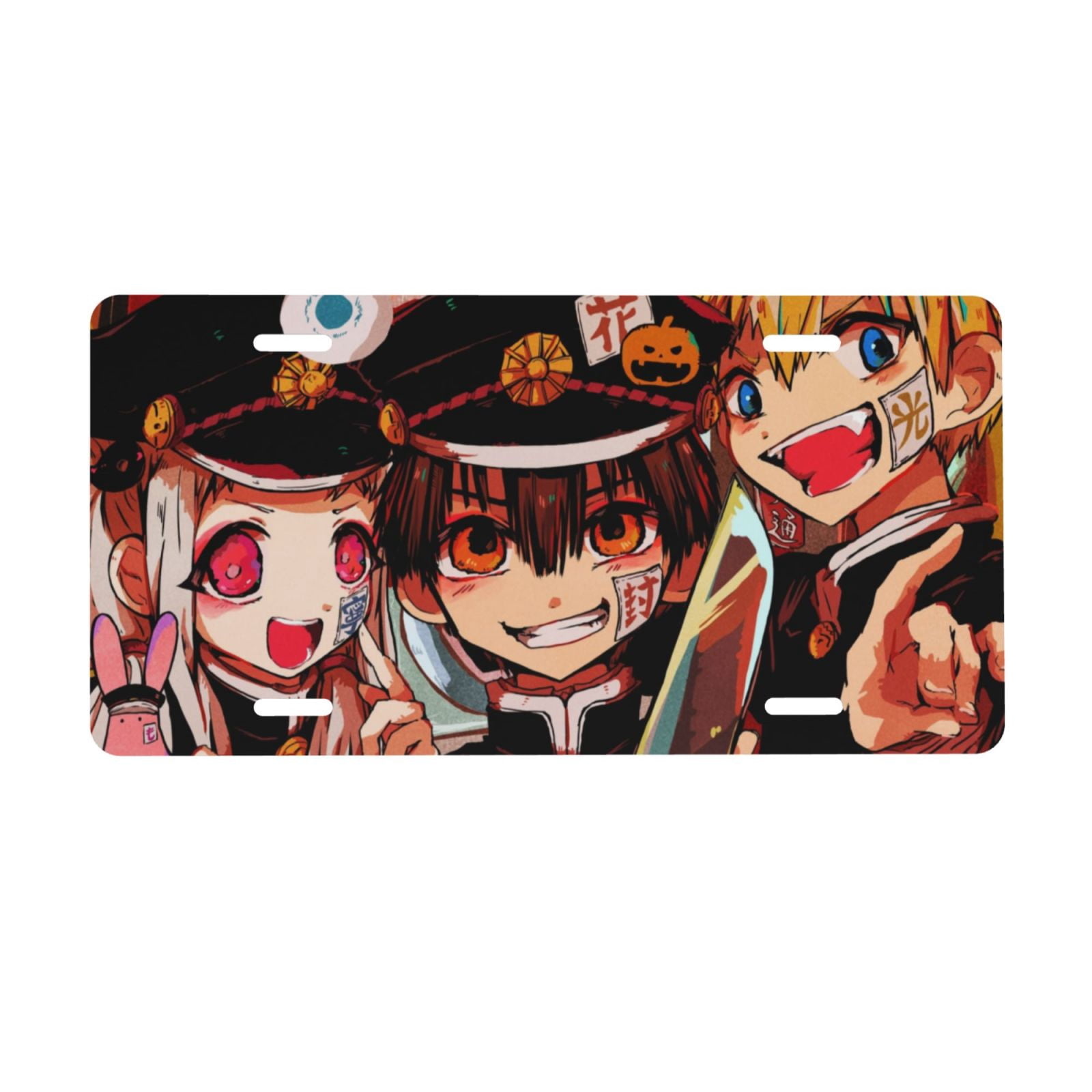 Toilet Bound Hanako Kun License Plate, Car Front License Plates With 4 ...