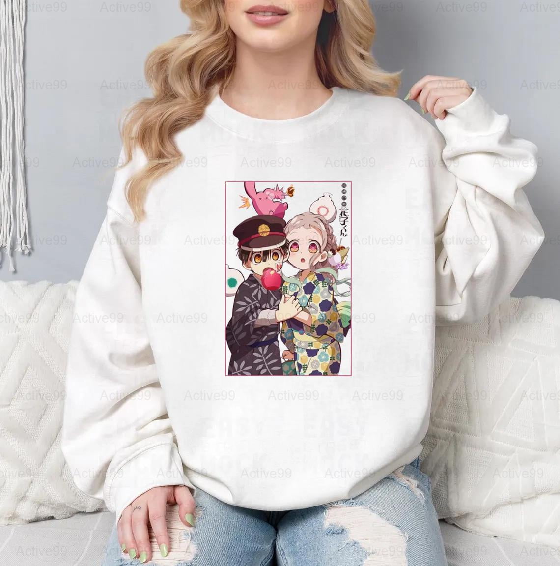 Toilet Bound Hanako Kun Sweatshirt with Nene Duo Anime Fan Art, for men ...