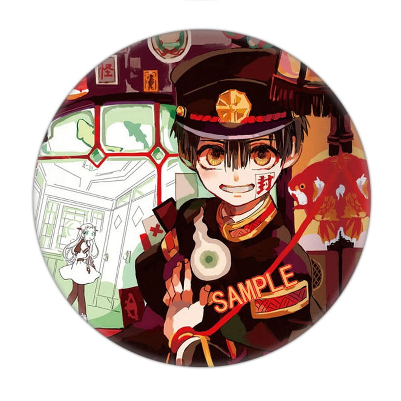 Toilet-Bound Hanako-kun Comic-Con Tinplate Badge Anime Peripherals ...