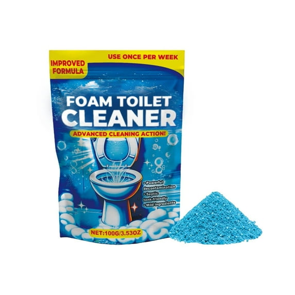 Toilet Bowl Cleaner Powder - Self-Activating Toilet Cleaner for ...