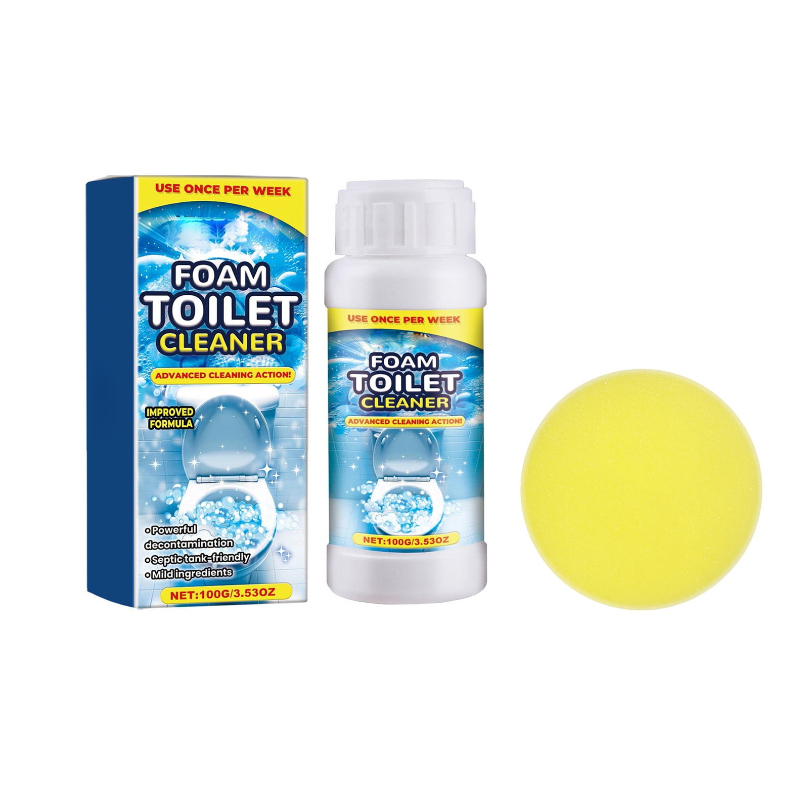 Toilet Bowl Cleaner with Powerful Decontamination and Deodorizing ...
