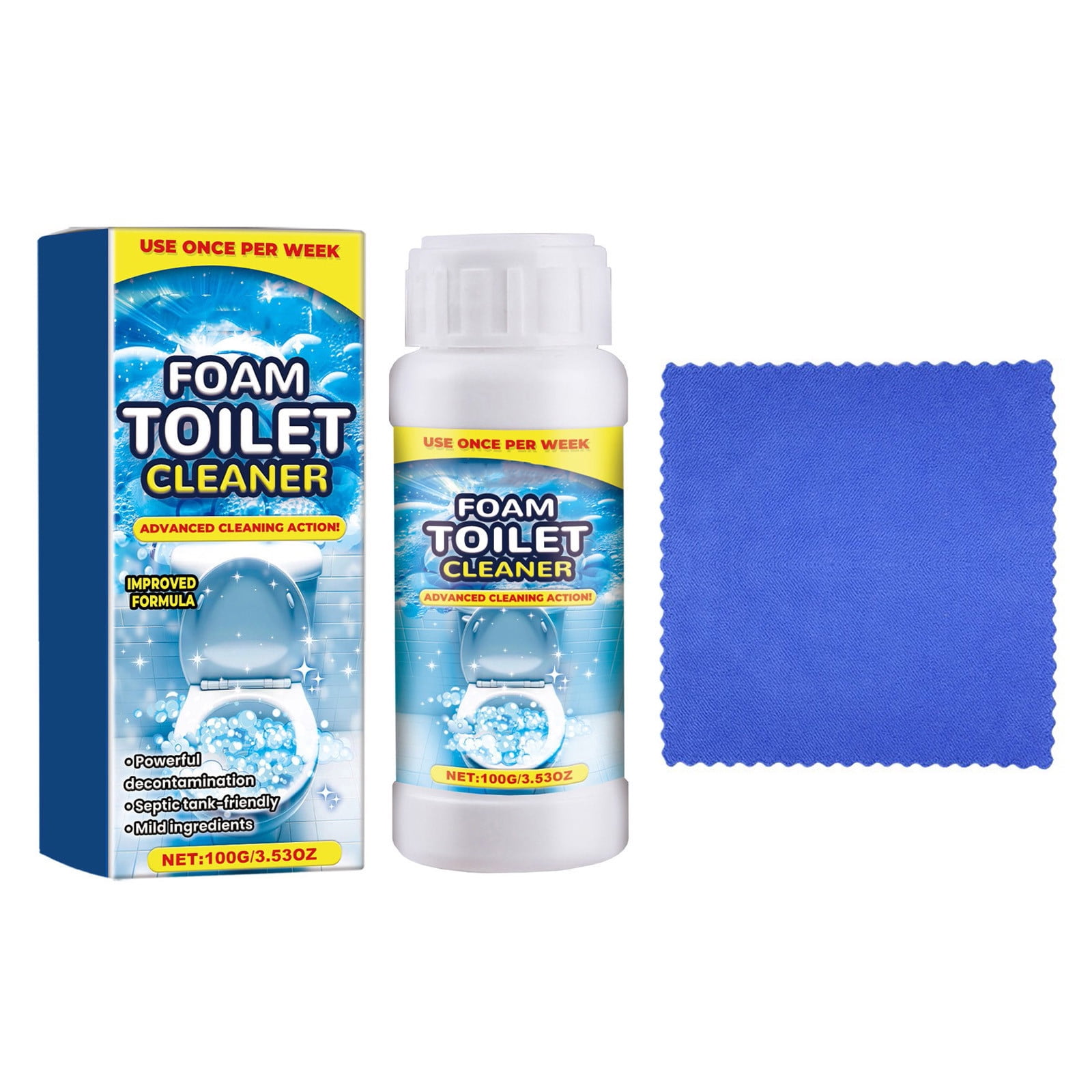 Toilet Bowl Cleaner With Powerful Decontamination Formula Deep ...