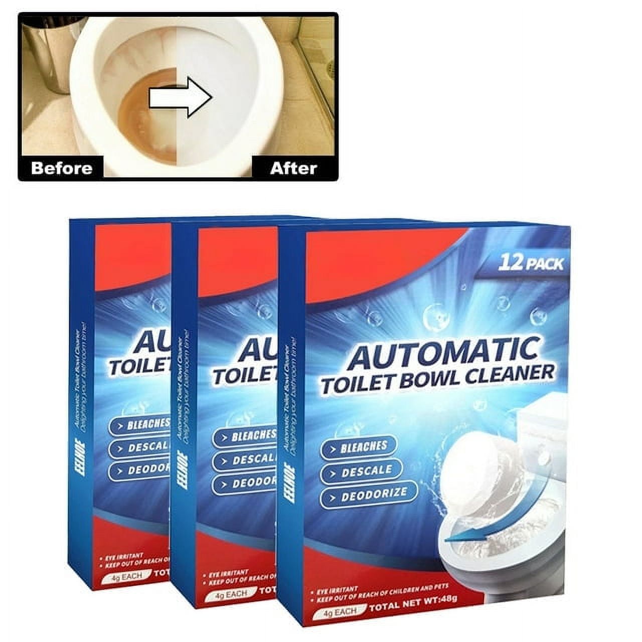 Toilet Bowl Cleaner Tablets, Automatic Toilet Bowl Cleaners with Bleach ...