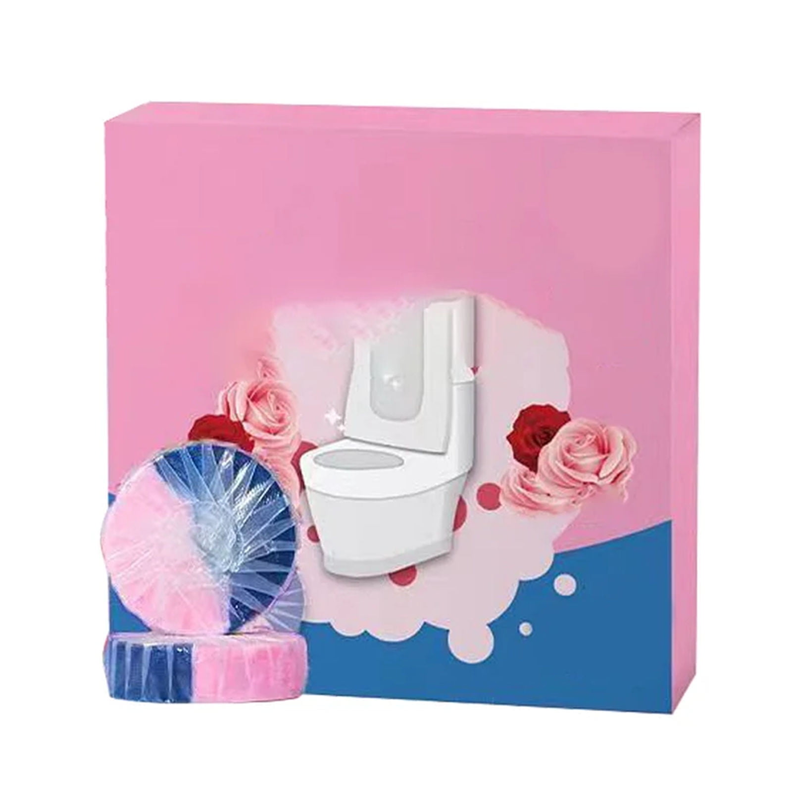 Toilet Bowl Cleaner Tablets, Pink Automatic Toilet Bowl Cleaners with ...