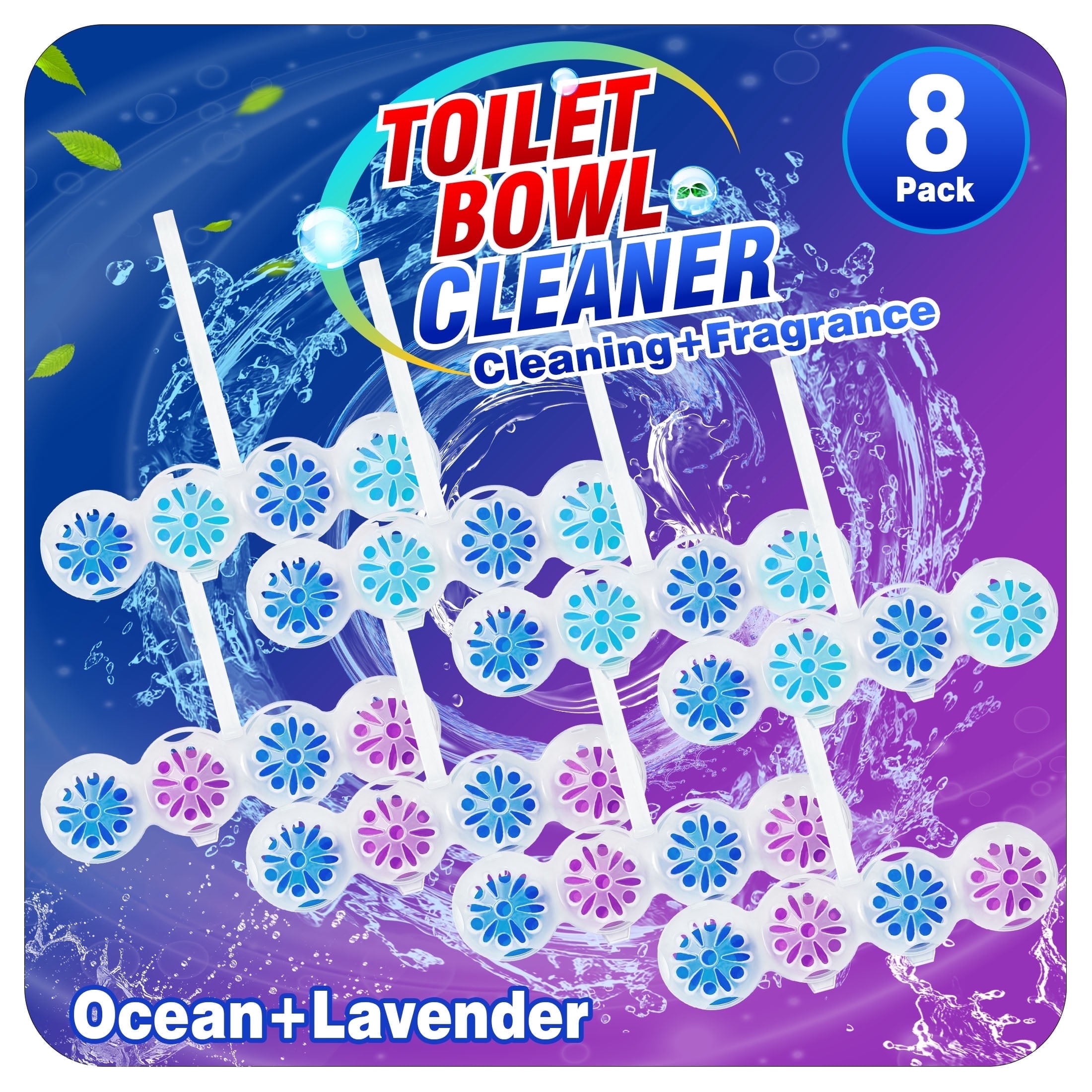 SCENTORINI Toilet Bowl Cleaner for Bathroom Refreshing, 4 Ocean + 4 ...