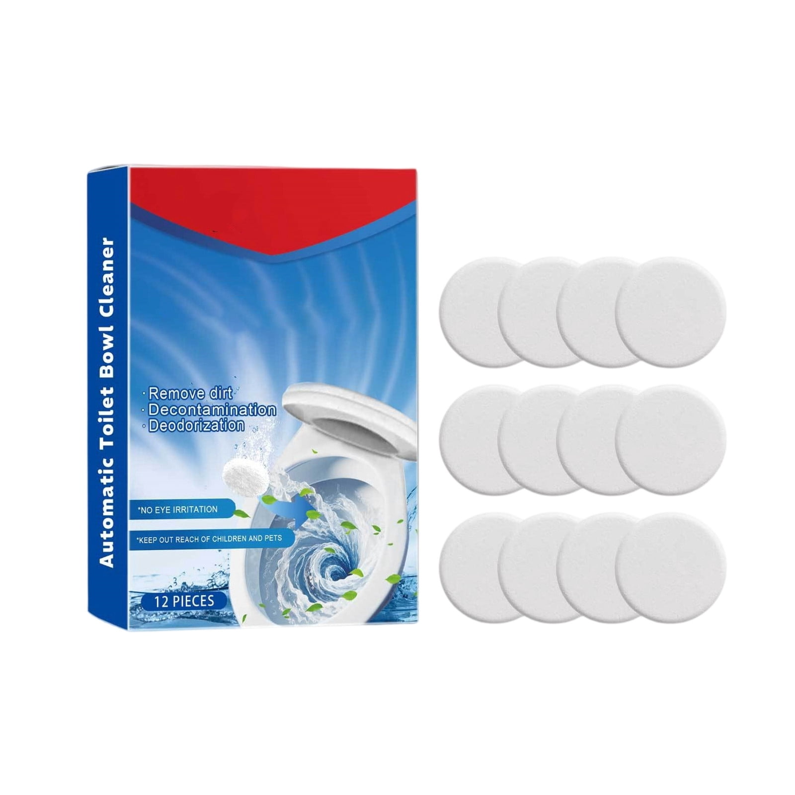 Toilet Bowl Cleaning Tablets, Toilet And Sink Stain Remover, Odor ...