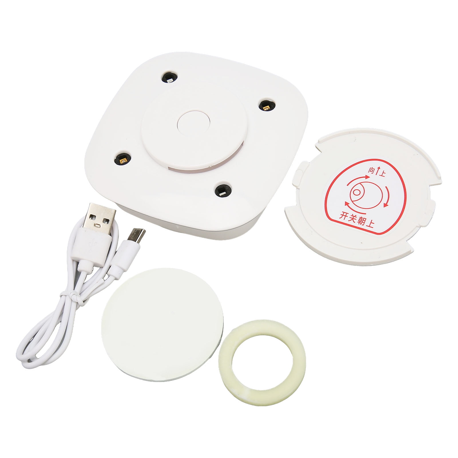 Toilet Bowl UV Lamp Cleaner Odor Removal Ultraviolet Light Bathroom ...