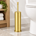 Toilet Brush And Holder Set:304 Stainless Steel Heavy Duty Bowl ...