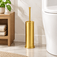 Toilet Brush And Holder Set:304 Stainless Steel Heavy Duty Bowl ...