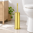 Toilet Brush And Holder Set:304 Stainless Steel Heavy Duty Bowl ...