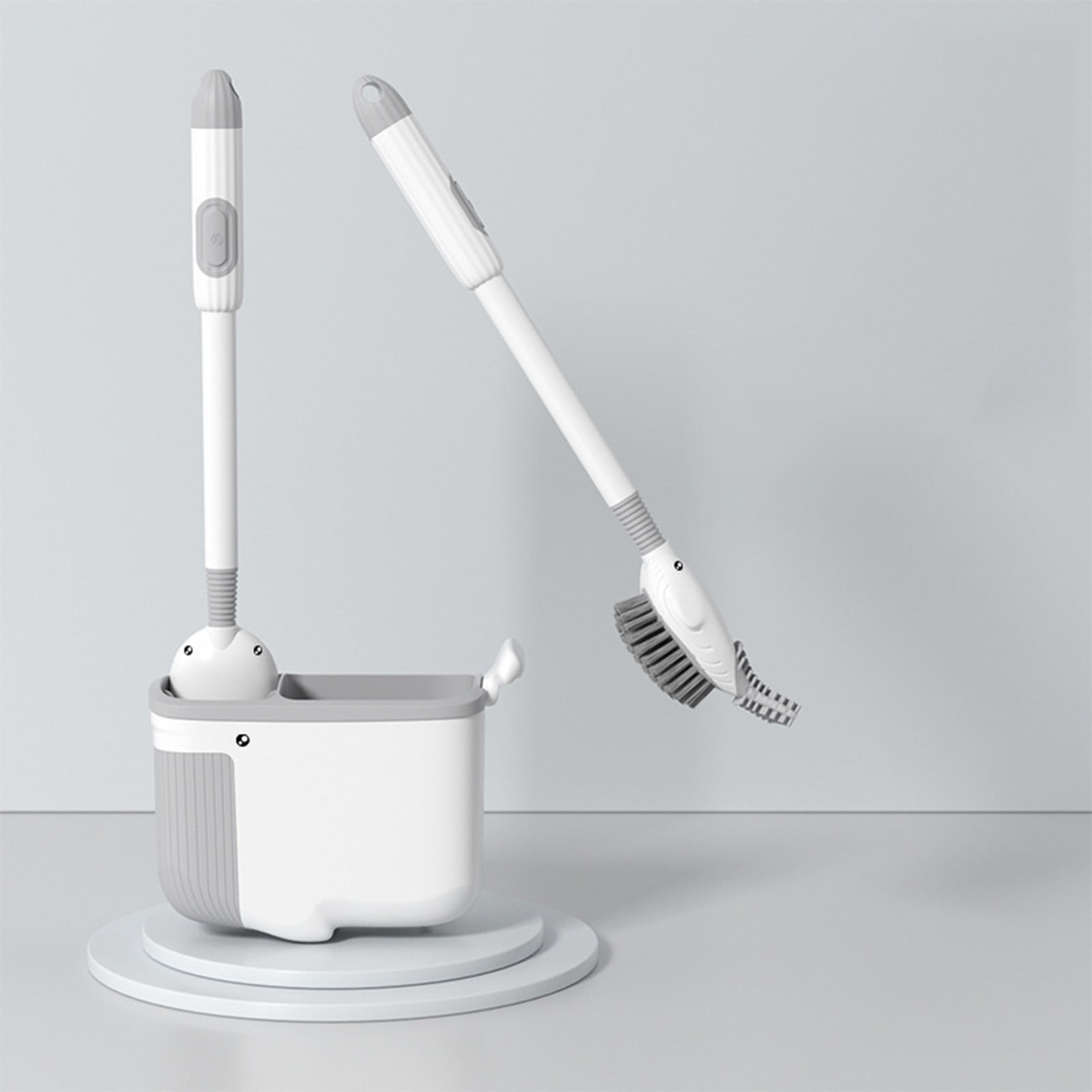 Toilet Brush With Bathroom Toilet Brush Set Ultra-Light Hygienic Brush ...