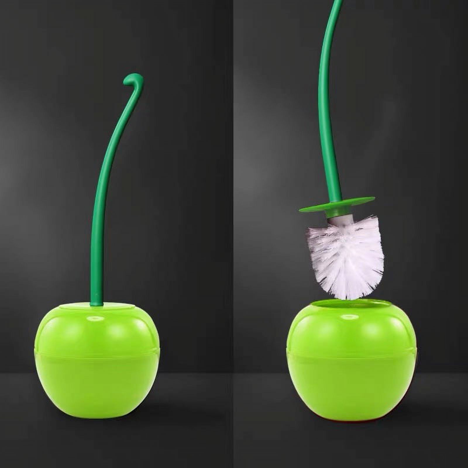 Toilet Brush Cherry Shape Lavatory Brush Holder Set Toilet Borstel ...