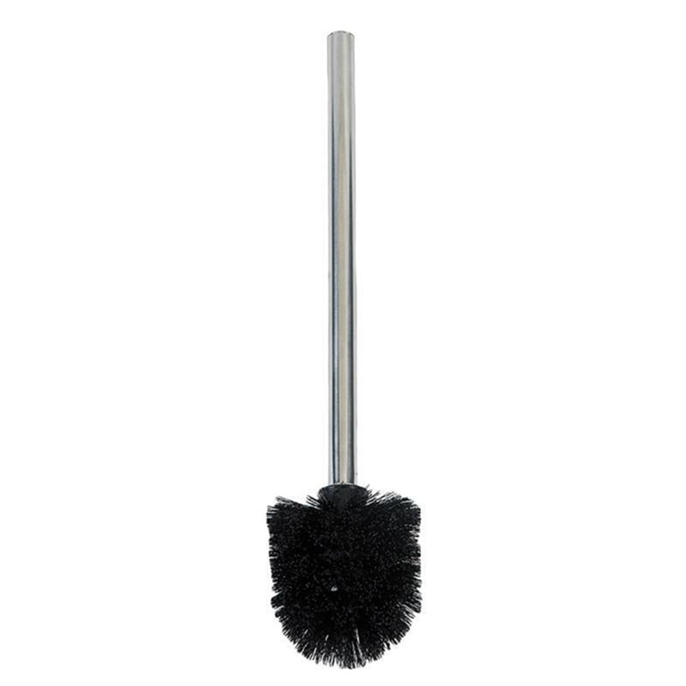Toilet Brush Head & Handle Stainless Steel Chrome Replacement Bathroom ...