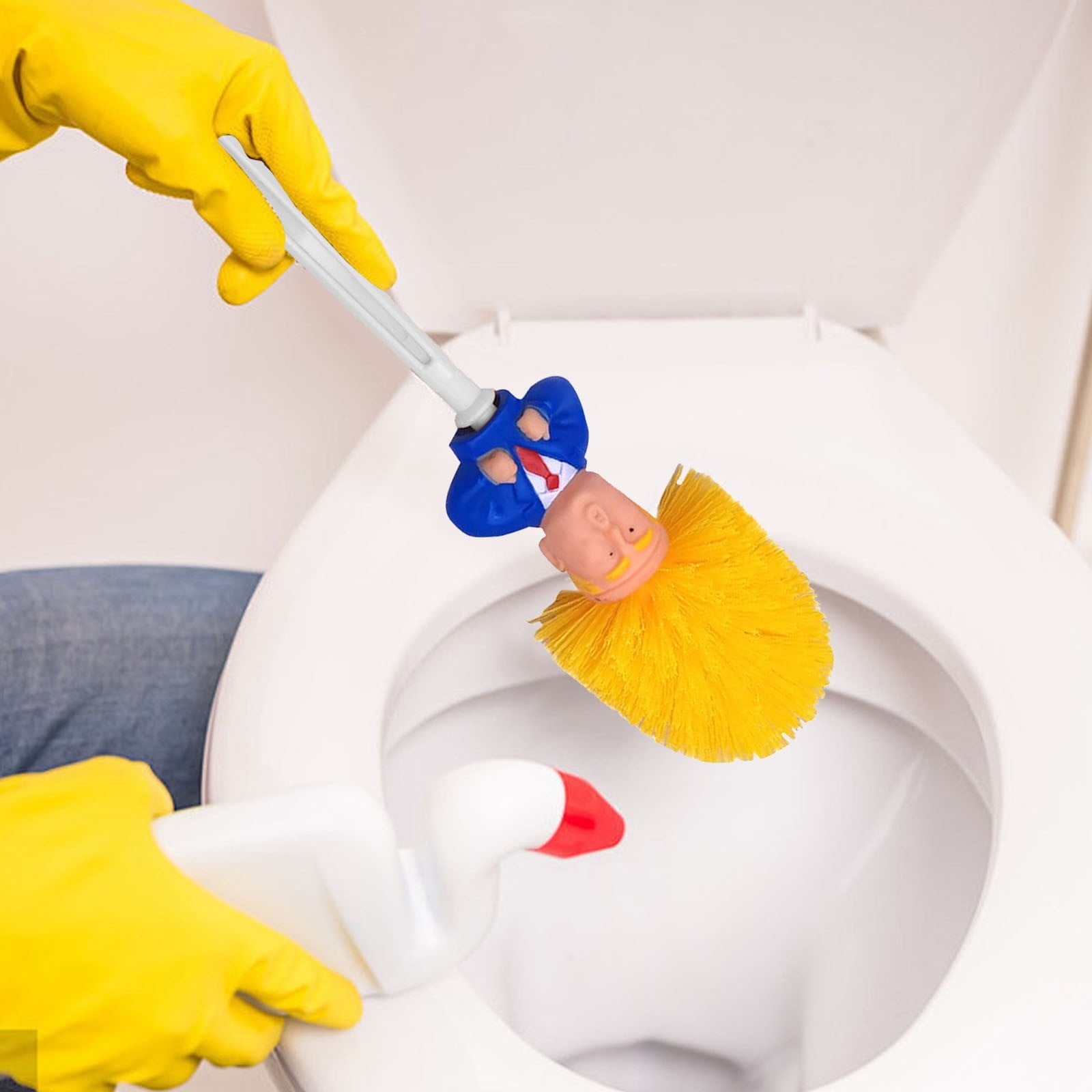 Toilet Brush Toilet Brush Toilet Brush Bathroom President Doll Toilet ...